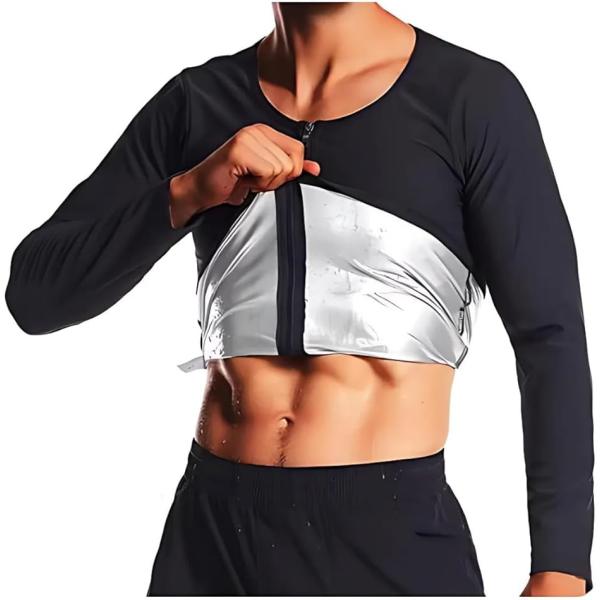 バリエーションコード : 2B9V26SSTP「 全身発汗で理想の体へ。ダイエットの効率アップ 」高品質素材のサウナシャツは、長袖タイプなので素早く全身を温めることができ、発汗効果を最大化します。「 幅広い体型にフィット。 」Sサイズから大...