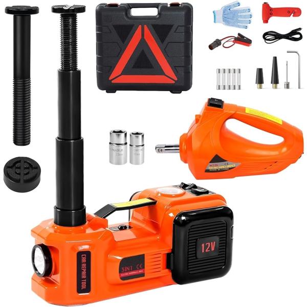 「商品仕様」最大積載能力は5t（49kN）で、様々な車種に対応可能です。ジャッキは三段階式の伸縮構造を採用しており、持ち上がる高さの範囲は155mm-530mmです。CE基準に適合し、安全性が高い製品で、路側帯でのタイヤ交換及び修理に最適な...