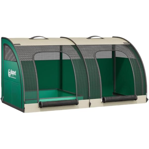 バリエーションコード : 2B9YXF4H9C「丈夫な生地」ケージの外側の生地は厚手の600Dオックスフォード生地で作られており、ペットが引っ掻いたり破れたりするのを防ぎます。さらに、ジッパー付きのフロントドアとリアドアが2つあり、ドアは通...