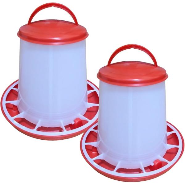 バリエーションコード : 2BJ3JTXFCOうずら、ひよこ、にわとりに自動で餌やり・水やりができる、給餌器と給水器です。別名、ひよこフィーダー・チキンフィーダーとも。エサ入れの受け皿には仕切りがあり、複数の鳥が食べるのに便利な形状を採用。...