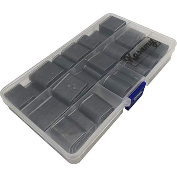 バリエーションコード : 2BFOKBXDCXレザー クラフト用 型抜き 活用幅の広がる 52種類の型を セットした商品です。スマホやタブレット用のカバーを作る際のカメラ部分やイヤホンジャック、サイドのボタン部分などに、よく使うサイズを取り...