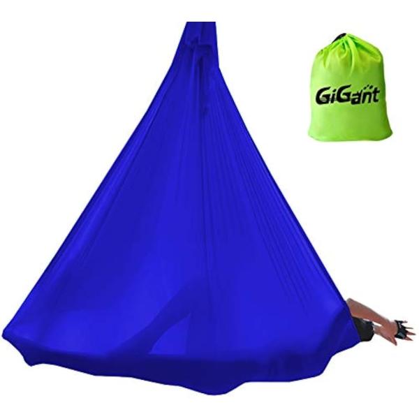 バリエーションコード : 2B82SO24VGGiGant 国内 エアリアルヨガ用ハンモック。ハンモックのみ欲しい方、追加でカラー違いがほしい方のご要望にお答えして待望の単体ハンモック。サイズ：約5ｍx幅約2.8ｍ 素材：ナイロン内容：本体...