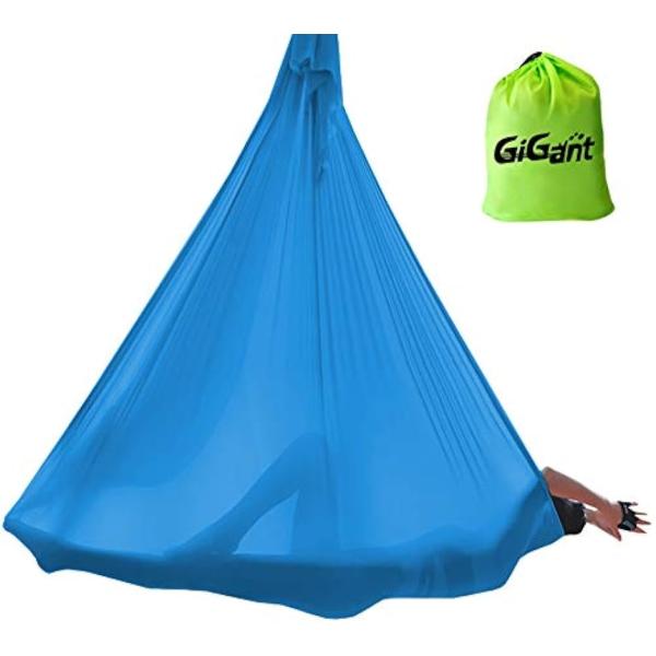 バリエーションコード : 2B82SO24VGGiGant 国内 エアリアルヨガ用ハンモック。ハンモックのみ欲しい方、追加でカラー違いがほしい方のご要望にお答えして待望の単体ハンモック。サイズ：約5ｍx幅約2.8ｍ 素材：ナイロン内容：本体...