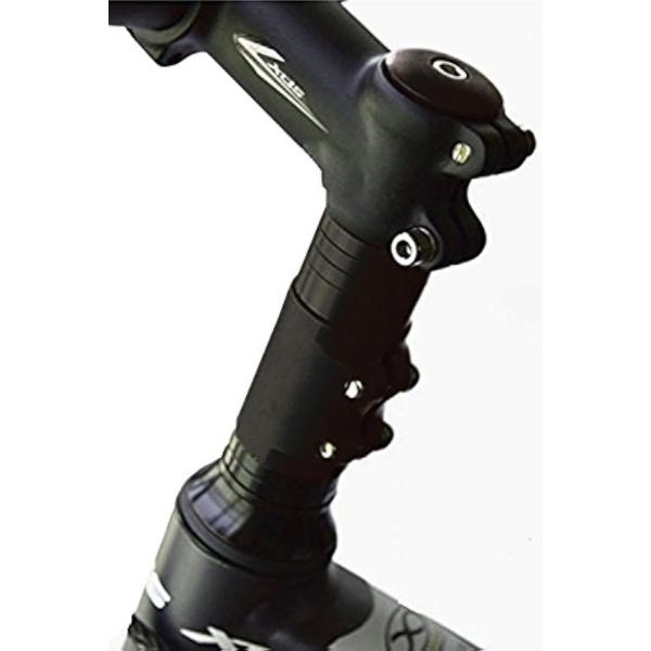 バリエーションコード : 2BFXL2FMZL前傾姿勢がきつくて手のひらと腰に負担がかかるのを軽減します。ハンドルの高さを上げることで安全な視界と無理のない呼吸を確保。クロスバイク等に取り付けると通勤・通学が苦にならない仕様に早変わり。コラ...