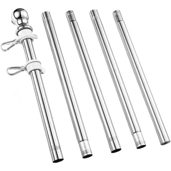 バリエーションコード : 2BJ0O2I0D0・国旗や社旗、応援旗など、いろいろな旗、フラッグを飾れる、旗用のポール、旗ざおです。最長約180cmのポールになります。＊台座は付属しません。・旗を取り付けるカラビナ付き。カラビナはリング状の金...