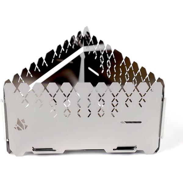 ・携帯性と利便性の両立を実現した、メスティン専用のストーブです。メスティンを乗せるための五徳や、風から火を守る風防の役割を果たしてくれます。面倒な組み立て作業は一切不要。約3秒で瞬時に展開・撤収が可能です。厚さ約4mmのカード型に折りたたむ...