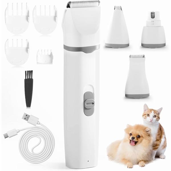 バリエーションコード : 2BJU302FGW「１台４役の多機能バリカン」Sazuik 犬用バリカンは超高品質ステンレス製で付け替え可能な刃ヘッド（4種類刃ヘッド）の設計を採用しており、ペットの全身/足裏/顔/耳周りの毛をトリミングできます...