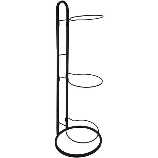 バスケットボール・サッカーボール・バレーボール・ラグビーボールなど様々な種類のボールを収納できるボールスタンドです。1台で3球までセット可能なため家族で共有できます。スタンドの円形部分にボールを置くだけの簡単仕様。散らかりがちなボールを帰宅...