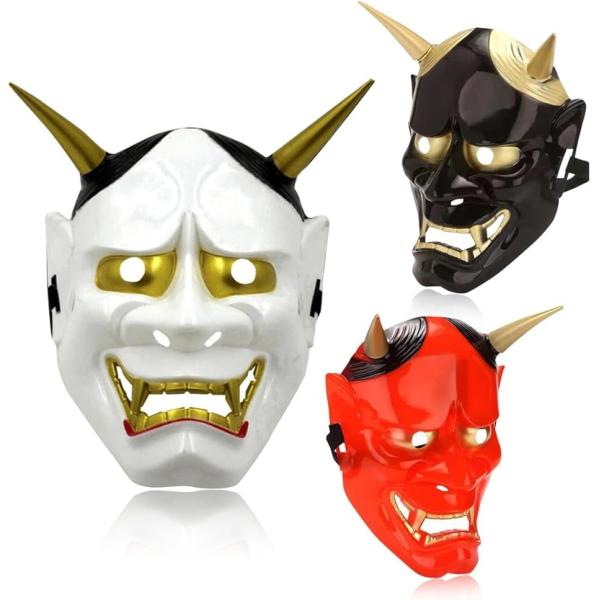 バリエーションコード : 2B9Q184GVJ「般若面」リアルで迫力満点。コスプレやイベントに.角は取り外し可能。ゴムベルト付き。＊素材：ポリ塩化ビニル＊仕様：眼・鼻・口部分は穴が開いています＊サイズ：高さ24cm、幅19.5cm「節分にも...