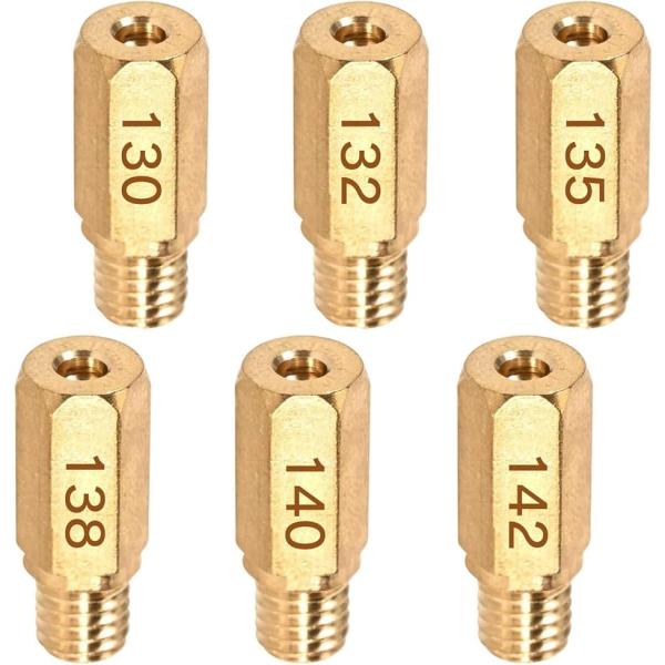 バリエーションコード : 2BJH821YS8「メインジェットセット詳細」メインジェット 六角大#130#132#135#138#140#142。合計6個セットです。ご購入頂く前に、ご自分のキャブレターの適合サイズを確認してご購入ください。...