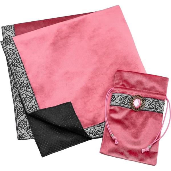 バリエーションコード : 2B44WJUVKX「デザイン」滑り止め付きの高級タロットクロス。ベルベット素材のシンプルな無地のタロットクロスなので、タロットカードを展開した際にカードのイメージを邪魔することなく、落ち着いた気持ちでタロットリー...