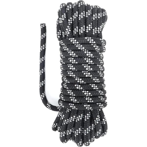 バリエーションコード : 2BJ0KTSDUQ「サイズ」直径：8ｍｍ、長さ：10M、内6芯：6本のナイロン糸で構成されており、重量はただ0.35kg、ぐるぐる回してコンパクトに収納できます。パラコードの表面は滑らかで、触感が良いです。「反射...