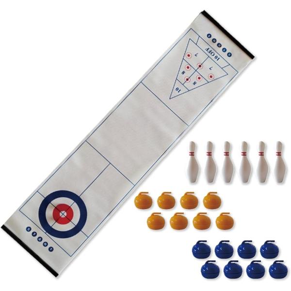 ・世界中で愛されているカーリングがテーブルゲームになって登場。シンプルなルールながら、奥深い頭脳ゲーム、「氷上のチェス」とも呼ばれオリンピックでも採用されています。ミニゲームとしてカーリング以外にもボウリングやシャッフルも遊べる大ボリューム...