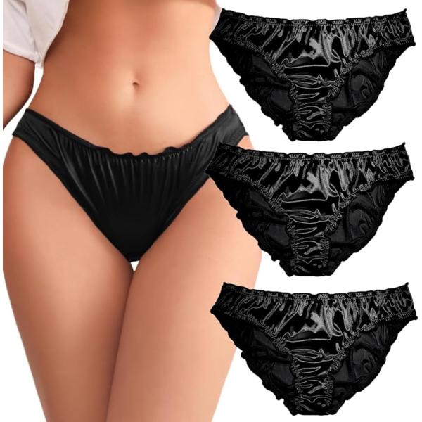 バリエーションコード : 2BJ883OH85「官能的な艶めきが美しいサテンパンティー」ソフトな肌触りと美しい光沢感が魅力のサテン生地。つやつやとした輝きが、大人の女性の魅力を引き立てます。フルバックタイプで大人の女性の美しいヒップライン ...