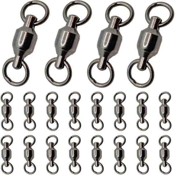 バリエーションコード : 2BJK4W8XNQ海釣りからバス釣りなど幅広い釣行シチュエーションの必需品。ボールベアリング式スイベルになります。サルカンとしての役割＋ベアリングによってスムーズに回転するスイベルが糸ヨレ(ラインねじれ)を解消し...