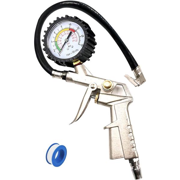 バリエーションコード : 2BJNC8HHP4「圧力対応範囲」最大圧力: 16Bar　測定範囲: 0〜220Psi、0〜16Bar（1Bar＝100kPa）「バルブ対応とアダプター」対応バルブ: 米式（標準）　他のバルブには別途アダプターが...