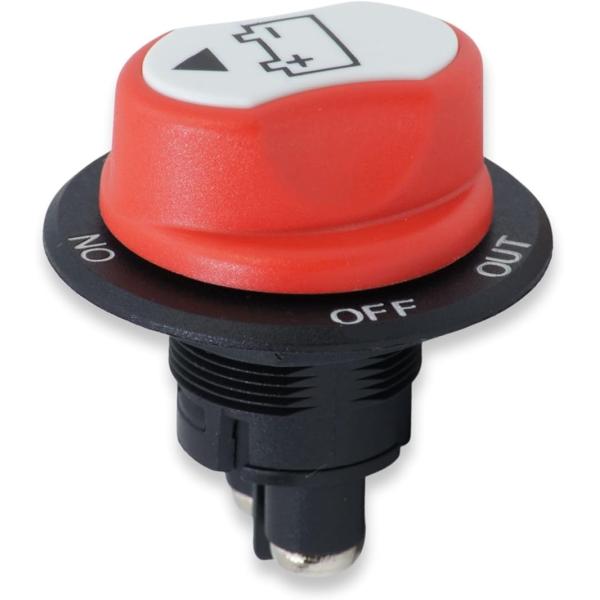 バリエーションコード : 2BJNORH2CHv50A 32V DC 対応の バッテリースイッチ カットオフスイッチ になります。vハンドルを回しON＞OFF。＞そのままOUTまで回すとOFFのままハンドルが外せるからいたずらや盗難の防止に...