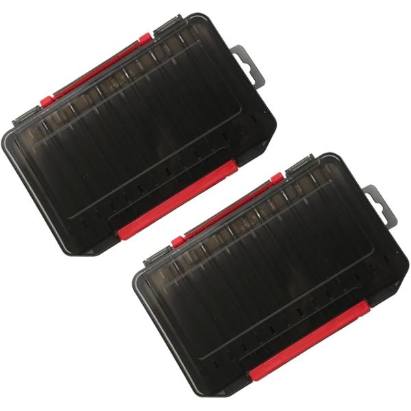 バリエーションコード : 2BJ8K9P6SCリバーシブル仕様で両面に最大14個のルアーやメタルジグ、ワームなどを収納できる釣具用のケースです。小ポケットを含めれば16個収納が可能。内部は三角形の形状で仕切りがあるのでフックが絡んだり、大切...