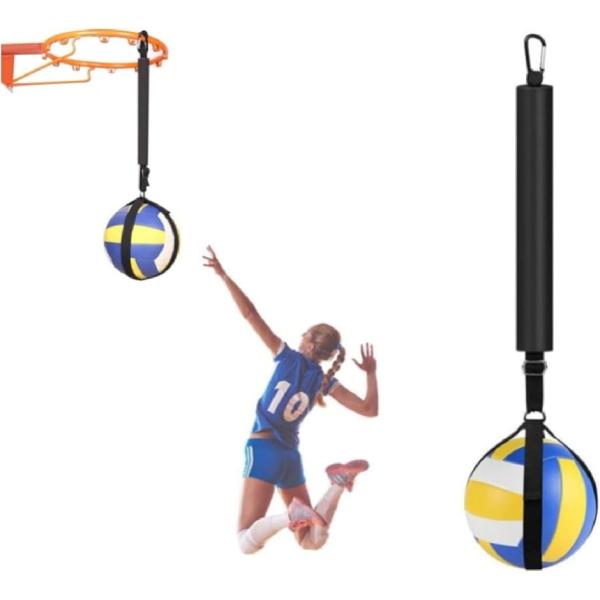 バリエーションコード : 2BJLYT82XO「独自のトレーニング体験」このバレーボールスパイクトレーナーは、一人でのスパイク練習を可能にします。バレーボールやビーチボールのスパイク、トス、ブロックなど、多様なトレーニングに活用できます。ジ...