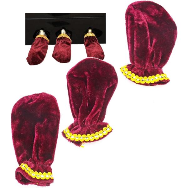 バリエーションコード : 2BJWFFD0C5・ベルベット製ピアノペダルカバー3個セットです。・ピアノペダルを傷や埃、汚れからしっかり保護することができ、汚れても洗濯可。繰り返しお使いいただけます。・光沢のあるベルベット生地を使用し、ピアノ...