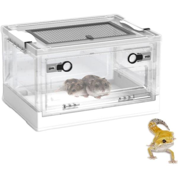 バリエーションコード : 2BJRNWTDUK「折り畳み飼育ケース」折り畳めるタイプの爬虫類飼育ケージ。使用していない時は畳んでスペースを有効活用できます。分解できるので丸洗いもし易く、衛生的にペットを飼育できます。また、着脱式キャスター付...