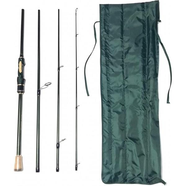 バリエーションコード : 2B9SY9UT43７フィート(2.1m)スピニングパックロッド4ピース(M)でございます。竿袋にほつれがございますのでご了承ください。商品はロッド工場品のため問題なくお使いいただけます。長さ：7ft(2.1m)ス...