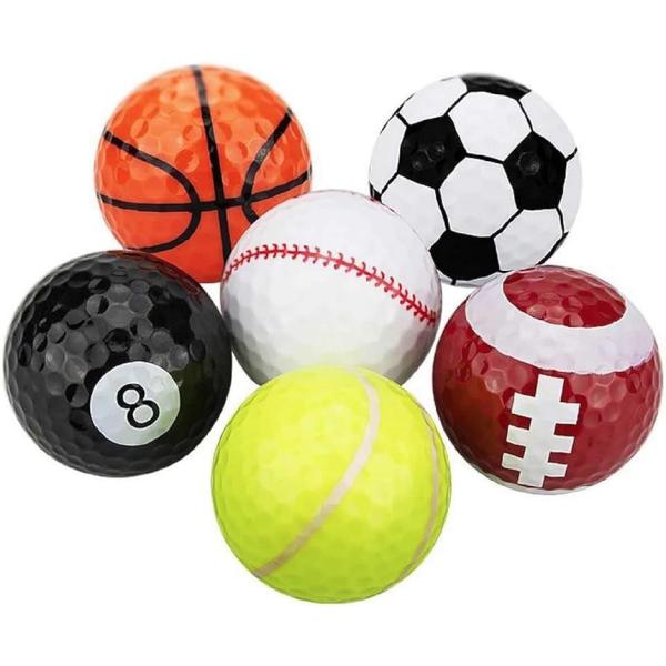 バリエーションコード : 2B4RYGDLJS「商品説明」ゴルフの練習をもっと楽しく。ユーモアたっぷりのゴルフボールを使ってみませんか。コンペの景品にも喜ばれる、ボール6個， ボール6個とティー3本セット、ボール6個とティー5本セット，ボー...