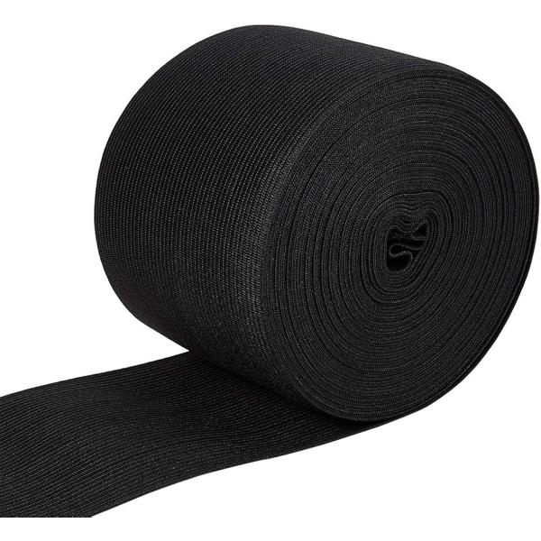 バリエーションコード : 2B69QSPJGP上品な素材：70%ポリエステルと30%ゴムから作った織ゴムがより厚くて品質が高い。軽くて柔らかく手触りもいい、通気性もいいです。パッケージ包装：１巻き平ゴム、全長は8m、幅80mm、色は黒色。強...