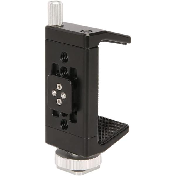 高精度CNCマシンで航空機用アルミニウム合金を削り出して作られています。表面には硬質アルマイト処理を行っています。耐久力と耐食性が良好です。「ジンバルのクイックセットアップ」パワーバンクホルダークランプ内蔵のクイックリリースパーツにより、わ...