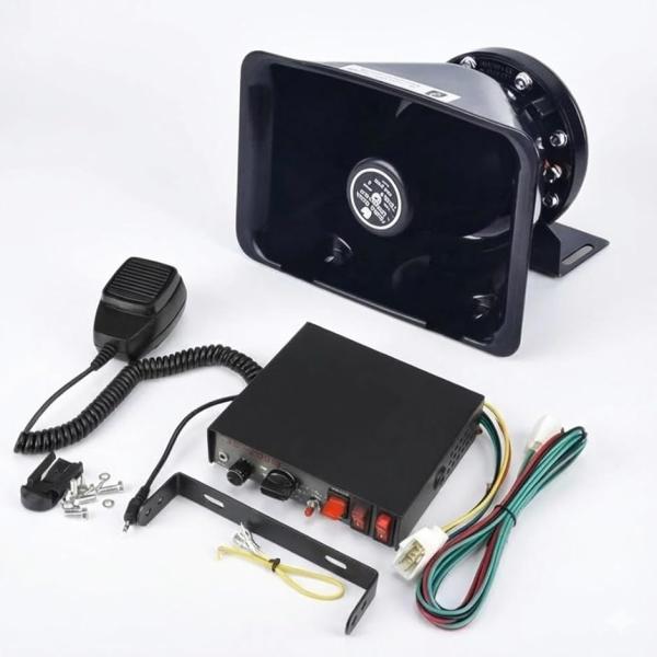 「200W高出力拡声」最大出力200Wのハイパワー設計により、周囲の騒音が大きい屋外でも音声が埋もれにくく、選挙カーや宣伝カー、イベント車両などで確実に声を届けることができる本格的な車載拡声器です。「サイレン搭載」複数パターンのサイレン音を...