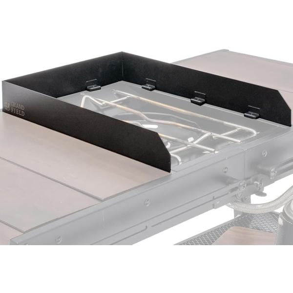 バリエーションコード : 2BR45L3VFO「風に弱いフラットバーナーをしっかり風防」 屋外で影響を受けやすい風から炎をガード。火力の安定・調理時間の短縮に貢献します。「マグネット式で簡単脱着」 フラットバーナー本体にくっつけるだけ。工具...