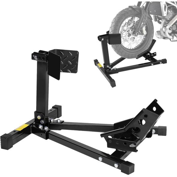 バリエーションコード : 2BUYGY32DP「幅広いバイクに対応」フロントホイールサイズ 17〜21 インチ、タイヤ幅90〜140mmの車種に対応しており。ほとんどのオートバイ、オフロードバイク、大型バイクに適合します。「高強度スチール素...