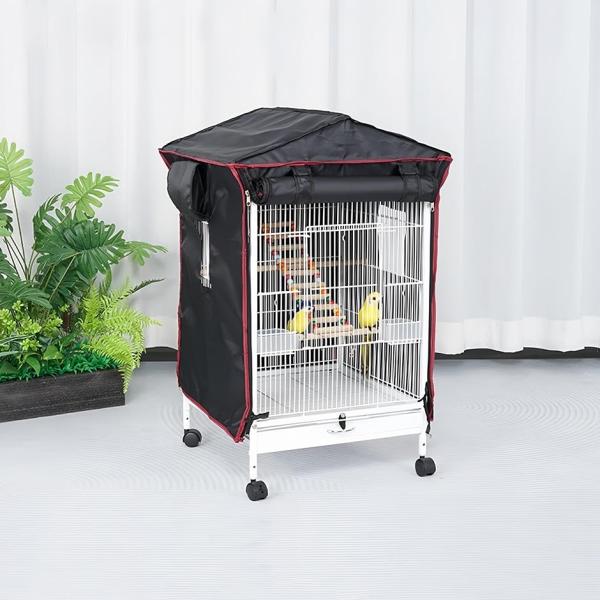 高品質遮光素材：防塵性に優れた高密度生地を使用。適度な遮光効果で鳥の安眠を促進し、自然な睡眠リズムをサポートします。通気性も確保した快適設計です。耐久性ジッパー：金属製ジッパーを採用し、繰り返しの開閉にも耐える丈夫さ。ケージにしっかり固定で...