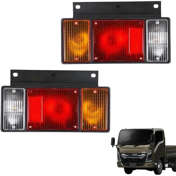 ＊「商品概要」いすゞエルフ対応の24V 3連テールランプ左右セットです。純正タイプの社外品で、破損や経年劣化時の交換用として使用できます。＊「交換用途」割れ、ヒビ、くすみ、曇りなどが発生した際の補修用途に適しています。外観のリフレッシュを目...