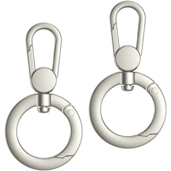 バリエーションコード : 2BRD30V40L「商品特徴」丸型回転式デザインのマルチカラビナは、スマホや鍵をまとめて管理でき、毎日の持ち物をスマートにアップデートします。「回転構造」360度回転する構造で絡まりを防ぎ、ストレスなく使えるため...