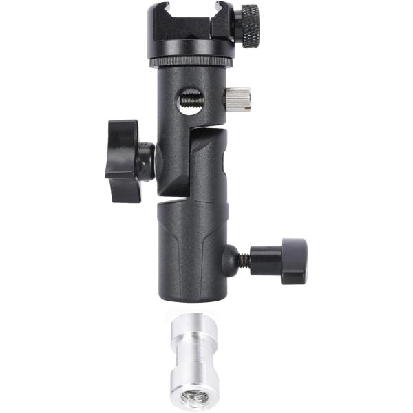 クイックリリース機構: 素早く簡単な取り付けと取り外しが可能なNATOクランプ式を採用、撮影機材の交換がスムーズ角度調整機能: 180度の自由な角度調整が可能で、最適な撮影アングルを実現汎用性: ビデオライト、スタジオライト、スピードライト...