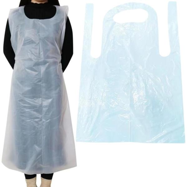 ポリエチレン素材を使用しており、水分や汚れをしっかりガードします。食事介助や掃除、軽作業時でも衣類を守ります。液体の染み込みを防ぎ安心して使える使い捨てエプロンです。ひざ下まで覆える設計で、前面を広くカバーします。動作中もズレにくく、作業に...