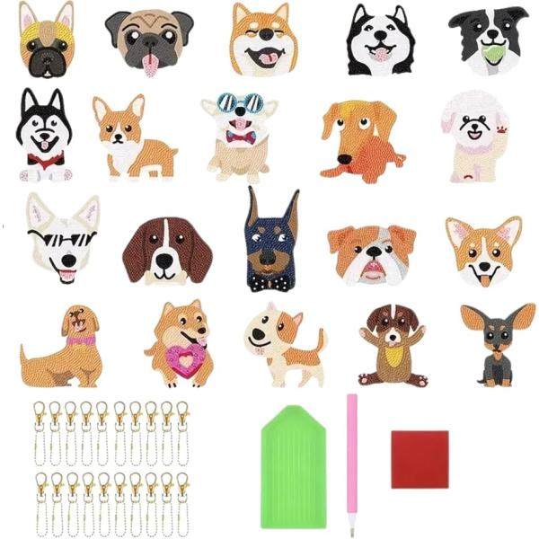 バリエーションコード : 2BRKXJOQII「ダイヤモンドアート 手作りキット」ビーズを貼るだけで完成する、ダイヤモンドアートのキーホルダー制作キットです。初めての方でも気軽に楽しめます。「初心者向け・図案付き」あらかじめ図案が印刷されて...