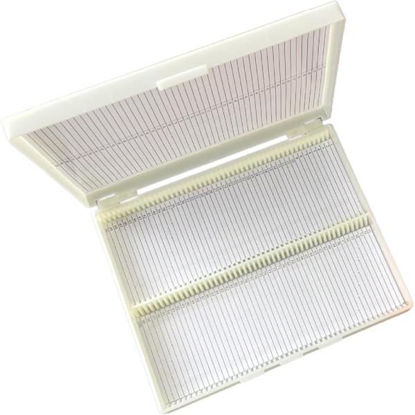 ＊ 標本プレパラートをまとめて収納 顕微鏡スライドを最大100枚収納できるスライドケース。標本の整理や保管に適しています。＊ 病理・研究用途に対応 病理標本や顕微鏡スライドの保存に適しており、研究室や実験室での使用におすすめです。＊ スライ...