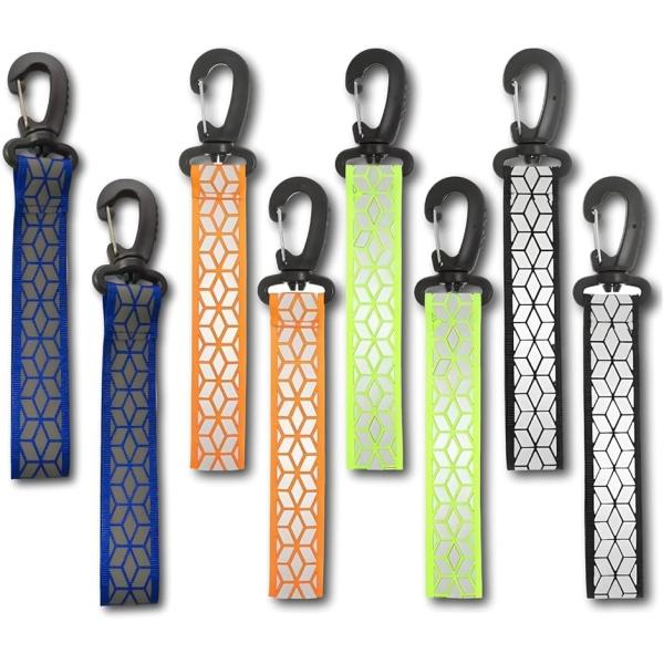 「高輝度で安心」夜間の視認性を大幅に向上させる高輝度反射キーホルダーです。両面に反射シートを使用しており、車のヘッドライトをしっかり反射して、暗い道でも安心して歩行できます。「交通安全をサポート」夕方から夜間にかけての交通事故を未然に防ぐた...