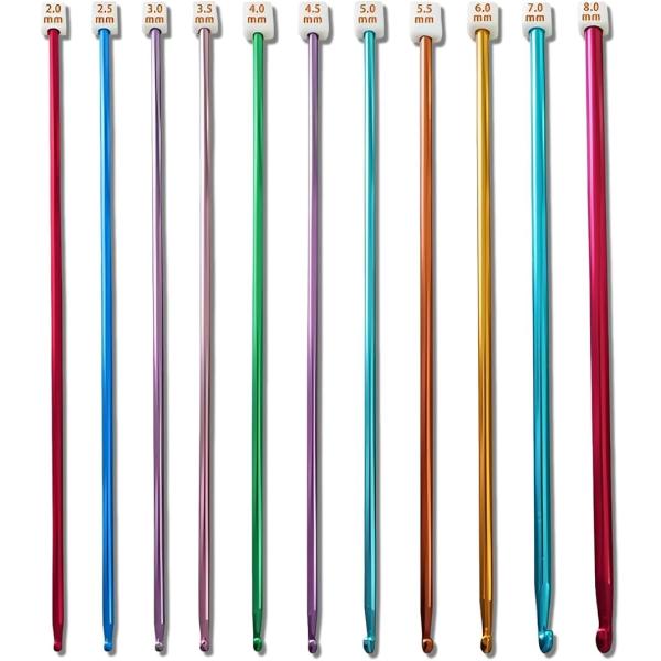「2.0〜8.0mm 全11サイズで号数迷子ゼロ」本品は2.0mm/2.5mm/3.0mm/3.5mm/4.0mm/4.5mm/5.0mm/5.5mm/6.0mm/7.0mm/8.0mmの全11サイズが揃ったアフガン編み針セットです。レース...