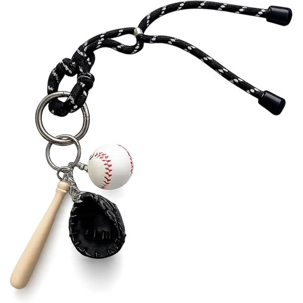 バリエーションコード : 2BJCLQV4JL「スポーツモチーフのキーホルダー」野球好きな方にピッタリ。スポーツをイメージしたモチーフを組み合わせた、スポーツ好きにぴったりのキーホルダーです。「バッグや鍵のアクセントに」リュック、通学バッグ...