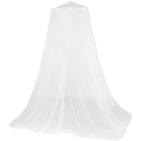 バリエーションコード : 2BRTXJUYKWサイズ：全長：約250cm、傘部分：直径約60cm；下端の周り：1250ｃｍ。素材：優れたポリ繊維、どんなベッドでも対応、特に幅1.8m以下のベッドに最適です。シングル・セミダブルに適応。。簡単...