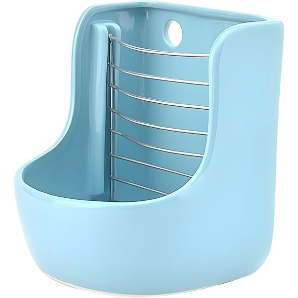 バリエーションコード : 2BRXG2G3VX「牧草フィーダーとフードボウルを一体化した2in1小動物用食器」牧草入れ（チモシー入れ）とフードボウルを一つにまとめた、2in1タイプの小動物用陶器食器です。上部には牧草・チモシー・アルファルフ...