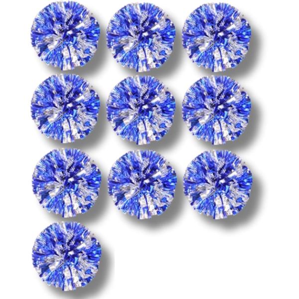 バリエーションコード : 2BU03UDFSL「華やかに盛り上げるメタリックポンポン」鮮やかなPET素材のメッキ加工が、光を反射し動きに合わせて輝きます。イベントや発表会、スポーツ応援にぴったりのビジュアル効果で会場を明るく彩る定番アイテム...