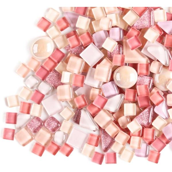 バリエーションコード : 2BU08N3YH9「多彩なタイルセット」ガラスモザイクタイルが500gたっぷり入った大容量セットです。正方形・三角・丸など不揃いの形と透明でカラフルな色合いで、DIYやクラフトの幅を広げてくれます。お子様の工作や...