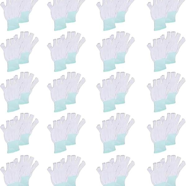 「細かい作業に最適な指なし軍手」指先が自由に使える5本指カットタイプで タイピングや細かい手作業もスムーズに行えます ホワイトカラーで毛玉が目立ちにくく清潔感も保てます「スマホ操作や記入作業も快適」指が出るデザインなので 作業中にスマホやタ...