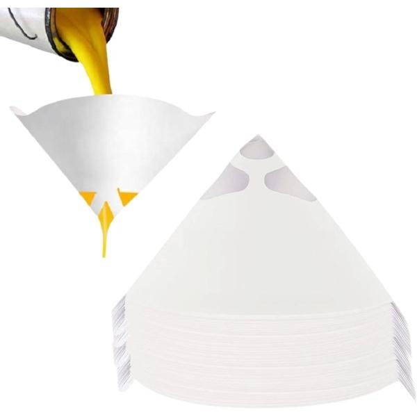 バリエーションコード : 2BU0YJPGRG塗装や実験に便利なろ紙セット：塗料やオイルや水など液体の不純物除去に最適な100メッシュのファンネル濾紙。3Dプリンター用UVレジン、ペイントやDIY、実験にも活躍します。使い捨てタイプで簡単・...