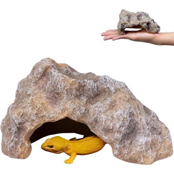 バリエーションコード : 2BRFFWPPIX「自然な岩肌デザイン」リアルな岩肌デザインで飼育環境をより自然に美しく演出します。爬虫類や両生類にとって心地よい隠れ家となり、ストレスを軽減してリラックスした時間を提供します。水槽やケージにぴっ...