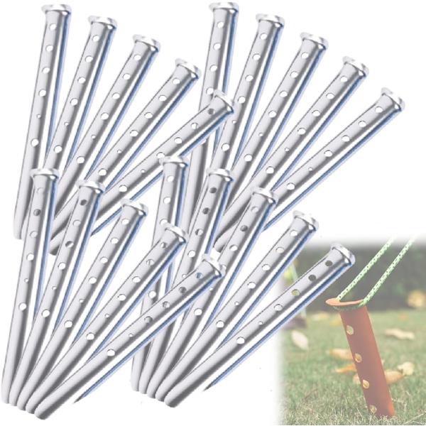 バリエーションコード : 2B2Y439SYN超軽量、高強度アルミニウム素材の高品質高耐久性のU字ペグセット。 通常のペグと比べ、地面への設置部分がなんと３１cmと非常に長く、奥までしっかりと差し込めて抜けにくくいのが特徴。やわらかな砂地や...